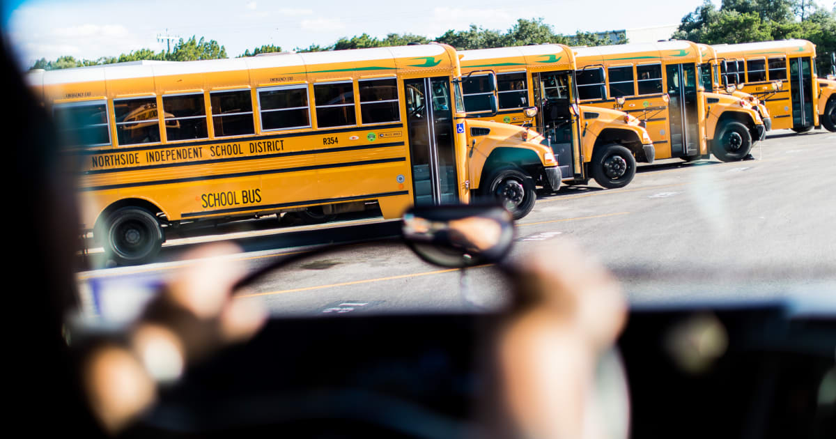 School Bus Driver Driving Photo