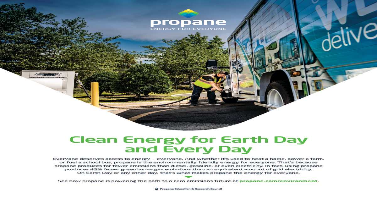 Earth Day Print Ad – Autogas | PERC