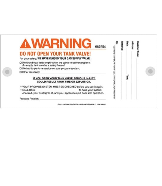 Warning Call Tag | PERC